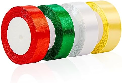 Amazon.com: 2 Rolls 24 Yards Christmas Faux Fur Ribbon White Faux Fur ...