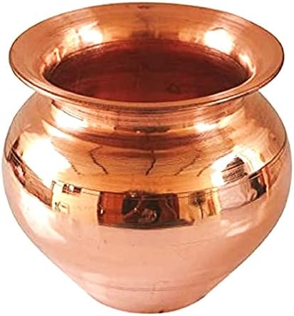 Shubhkart Nitya Copper Kalash for Pooja Worship Temple Home | Small ...