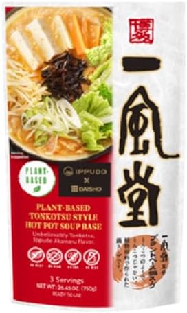 Amazon.com : DAISHO Plant-Based Tonkotsu Style Noodle Soup Base, 26.45 ...