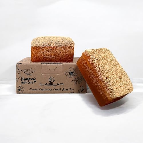 Amazon.com: Honey Milk Soap | Natural Exfoliating Loofah Soap Bar ...
