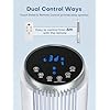 HIFRESH Air Cooler for Home, 107CM Tower Cooler w/Remote & LED Touch ...