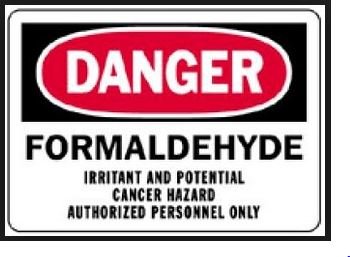 Danger Formaldehyde Sticker: Amazon.com: Industrial & Scientific