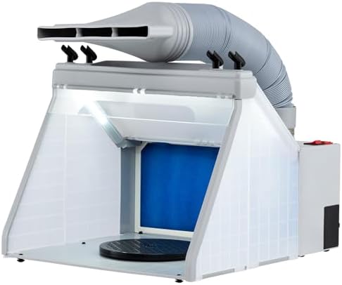 Amazon.com: Goplus Portable Airbrush Spray Booth Kit, Lighted Painting ...