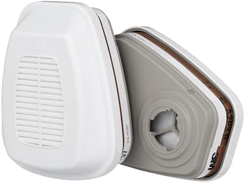 3M 6095 Gas, Vapour and Particulate Filter A2P3 R (Pack of 4) : Amazon ...