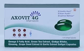 Axovit 4G - Strip of 10 Capsules : Amazon.in: Health & Personal Care