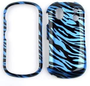 Amazon.com: BLUE/BLACK ZEBRA PRINT DESIGN CELL PHONE CASE FACEPLATE ...