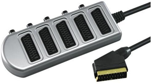 Skymaster 5 Way Scart Selector Switch 0.5 m: Amazon.co.uk: Electronics ...