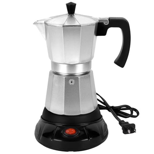 Suiitat Silver Aluminum Electric Moka Pot Espresso Maker Review: The ...