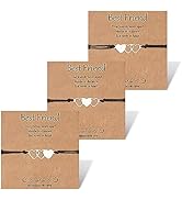 Amazon.com: DAPUBO Friendship Bracelets for 3, Trio Bracelets for Best ...