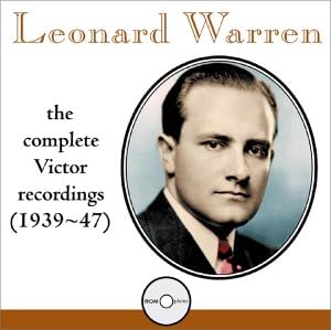 Leonard Warren - The Complete Victor Recordings (1939-1947) by Verdi ...