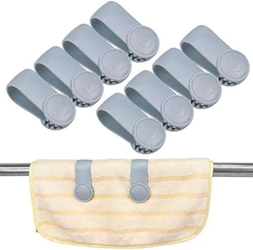 Amazon.com: Hipruict Hand Towel Clips for Kitchen and Bathroom, Keep ...