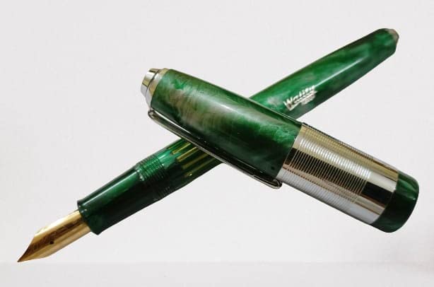 Airmail 71J Jumbo Sized Green Silver Marble Color Ink Window Resin ...