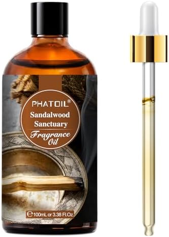 Amazon.com: PHATOIL 3.38FL.OZ Sandalwood Sanctuary Fragrance Oils for ...