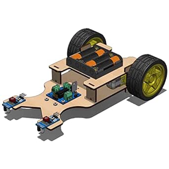 SunRobotics DIY Plug & Play Line Following Robotics Car Educational ...