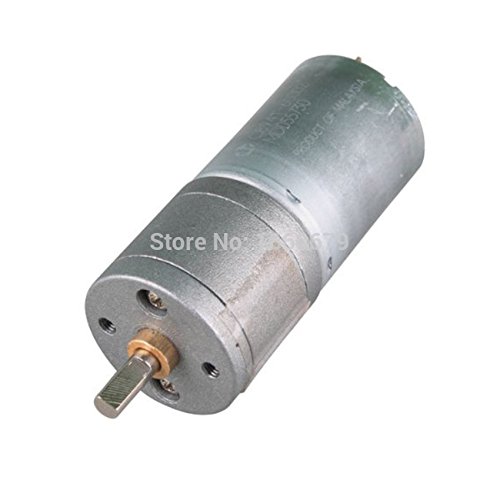 Buy Generic DC 12v Geared Electric Wheel Motor 60RPM Metal 370 High ...