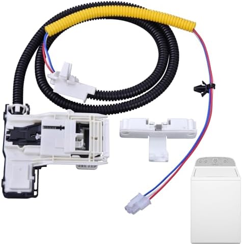 Amazon.com: W11307244 W10682535 Washer Lid Lock Switch and Lid Strike ...