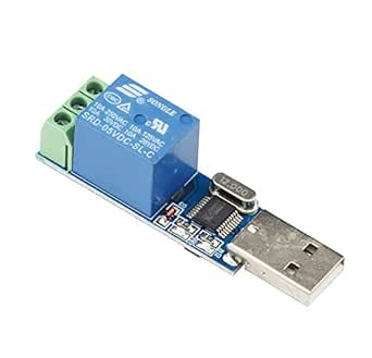 Aihasd 1 Channel USB Relay Module USB Intelligent Control Switch : Buy ...