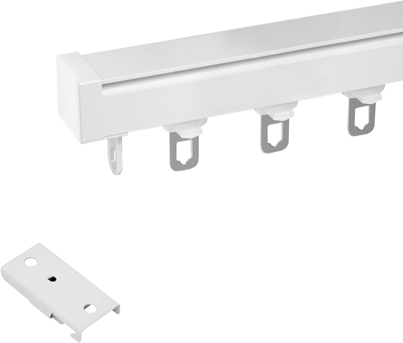 Ceiling Curtain Track Set - Heavy-Duty Curtains Rails Room Divider ...