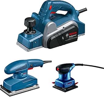 Bosch GHO 6500 Electric Planer, 650W, 2.6 mm Depth, 82 mm Width, 16,500 rpm, Optimized Air Flow ...
