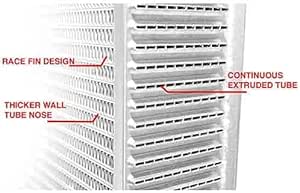 Amazon.com: C&R Racing 15-11281 Extruded Tube OE Fit Aluminum Radiator ...