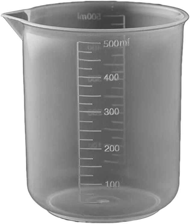 Amazon.com: 1 Piece 500ml Plastic Measuring Cups Clear Measuring Cup ...