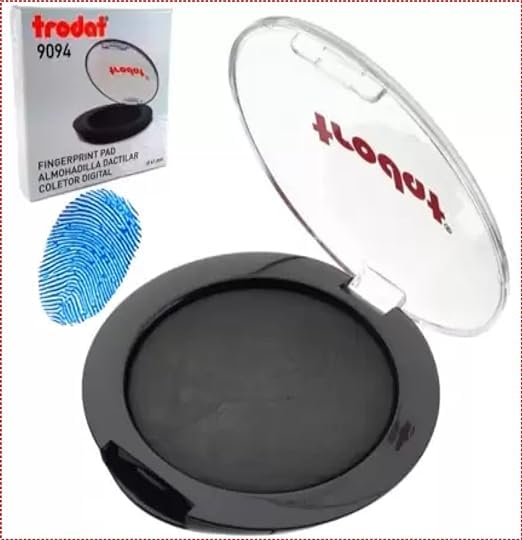 LRK Trodat Inkless Fingerprint- Pad Blue : Amazon.in: Office Products