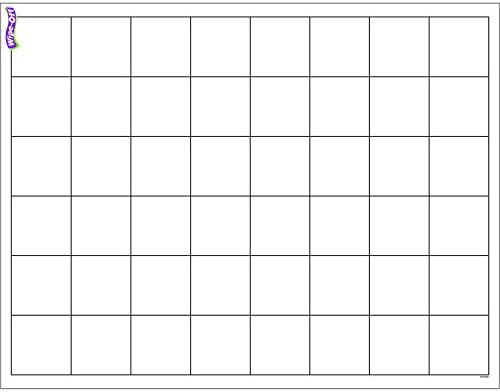 Trend Graphing Grid (Large Squares) Wipe-Off Chart, Classroom Decor, 17 ...