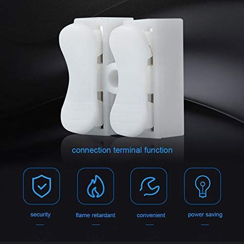 Snapklik.com : 100pcs 5A 220V 2 Pin Push Quick Wire Cable Connector ...