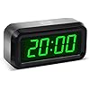 Amazon.com: Timegyro Digital Alarm Clock Battery Operated with LED ...