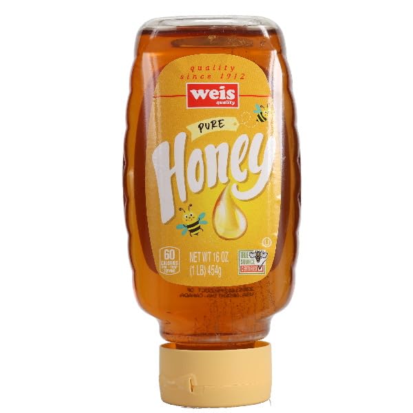 Amazon.com : Weis Quality, Honey 100% Pure, 16 Ounce : Grocery ...