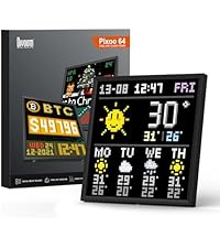 Amazon.com: Divoom Pixoo 16 - Pixel Art Digital Clock with APP Control ...