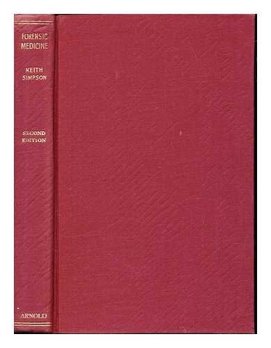 Forensic medicine: Keith Simpson: Amazon.com: Books