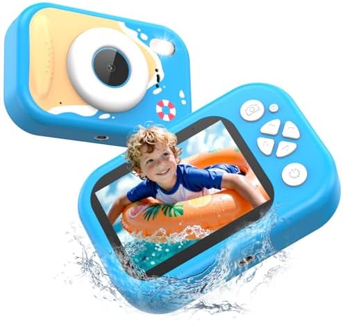 Amazon.com: Waterproof Kids Camera, Underwater Camera for Kids 1080P ...