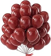 Amazon.com: PartyWoo Ruby Red Balloons, 52 pcs 12 Inch Red Balloons ...