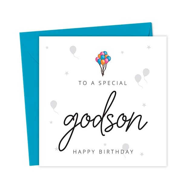 To a special Godson Happy Birthday | Cute Greeting Cards for Godchild ...