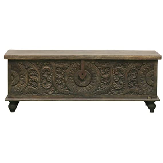 Mo international furniture Centre Table | Wooden Trunk Box for Living ...