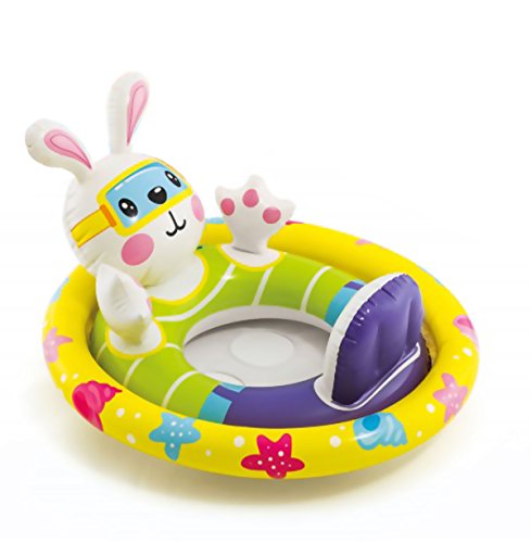 Intex Inflatable See Me Sit Pool Ride for Age 3-4 (Bunny) | Amazon ...