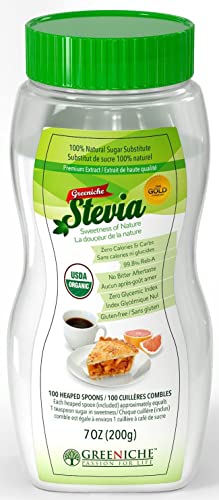 Stevia Jar 200 Gram, Zero Calorie Sweetener, Organic Stevia Powder ...
