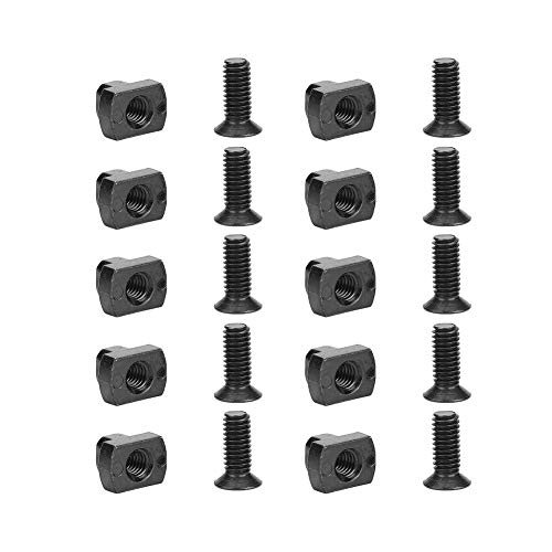 M-Lok Screw & Nut,10PCS Pure Steel M-Lok Screw & Nut Replacement Set ...