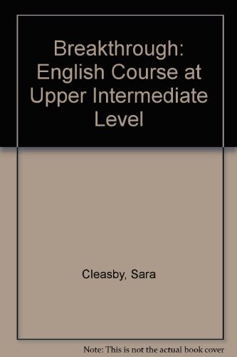 Amazon | Breakthrough: English Course at Upper Intermediate Level ...