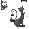 Amazon.com: Whimsical Outdoor Cat Statues with Solar Garden Light:Cat ...