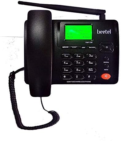 Beetel F2K GSM Fixed Wireless Phone, LCD Display, Supports Quad Band ...