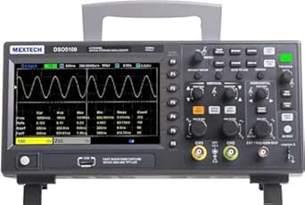 MEXTECH® 100MHz Dual Channel Digital Oscilloscope Light Duty Fast 1GiSa ...
