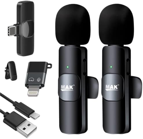 SKYCELL Wireless Bluetooth Collar Mic for Youtubers – Ideal Microphone ...