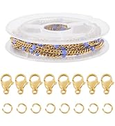 Amazon.com: PandaHall 32.8 Feet Stainless Steel Cable Cross Chains with ...