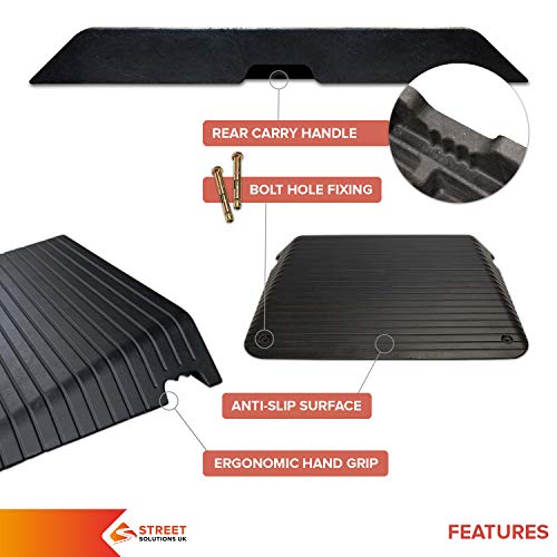 4" Rise Threshold Ramps for Wheelchair, Mobility Scooter, Car Ramps ...
