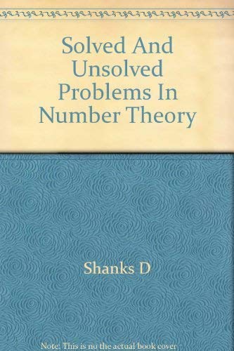 Title: Solved and Unsolved Problems in Number Theory : Amazon.ca: Livres