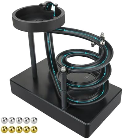 Amazon.com: Kinetic Art Perpetual Motion Marble Machine for Home Office ...