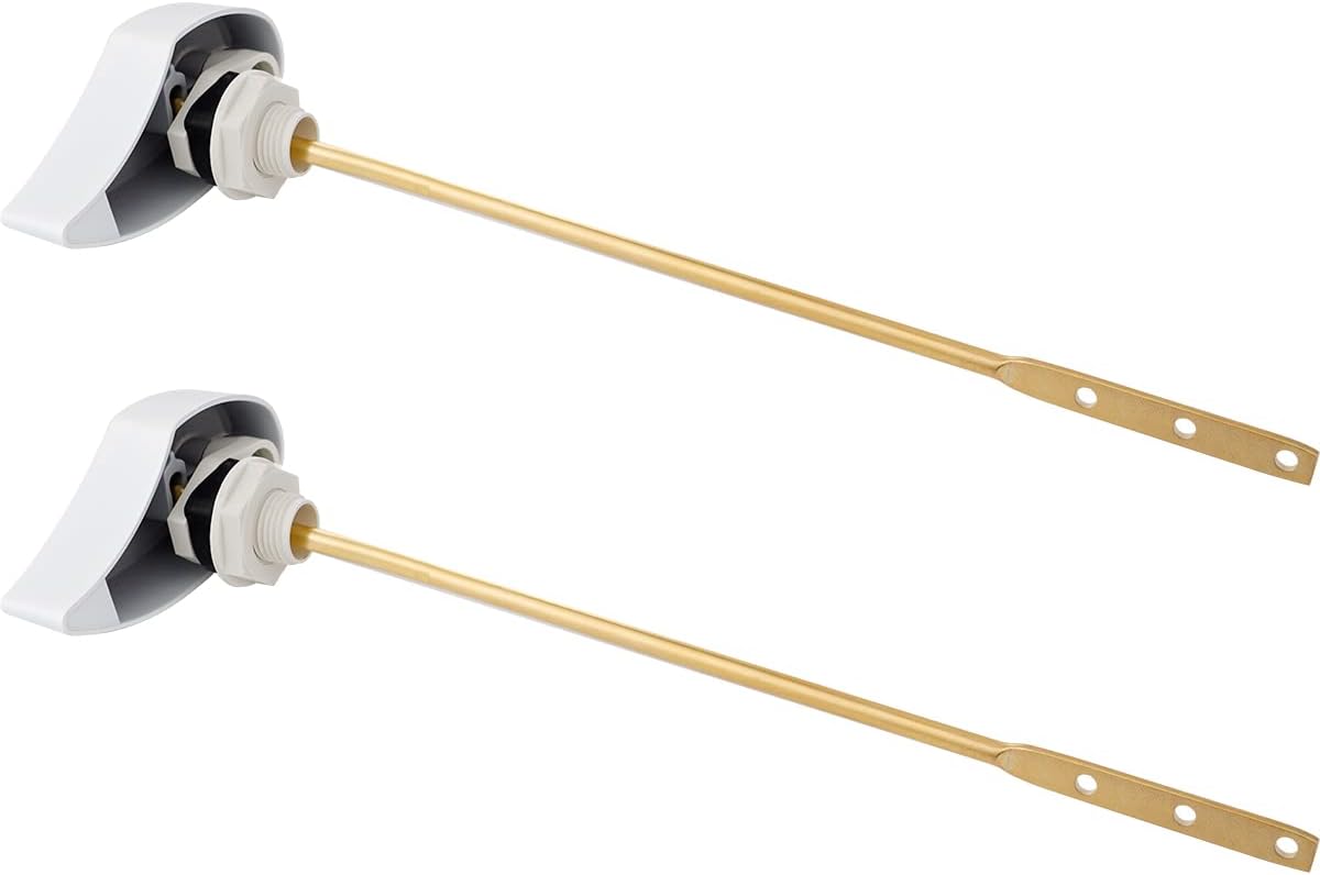 Hibbent 2 Pack Toilet Handle Tank Flush Lever Replacement Compatible ...