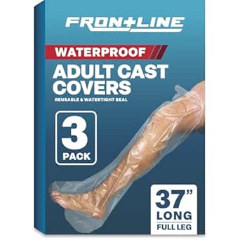 FRONTLINE Waterproof Cast Cover for Shower Leg – Adult Cast Protector ...